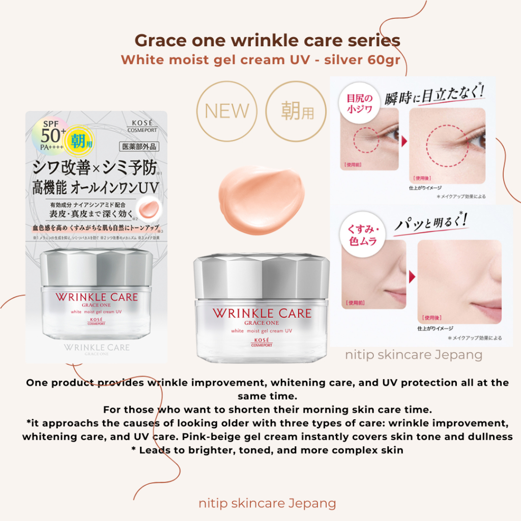 Jual kose wrinkle care grace one ORIGINAL | Shopee Indonesia