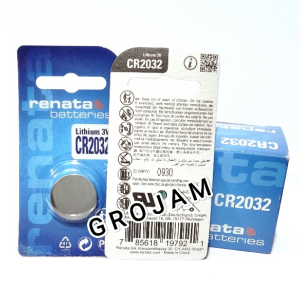 Jual Baterai Renata CR2016 Renata 2016 Renata 2025 Renata CR2025 Renata ...