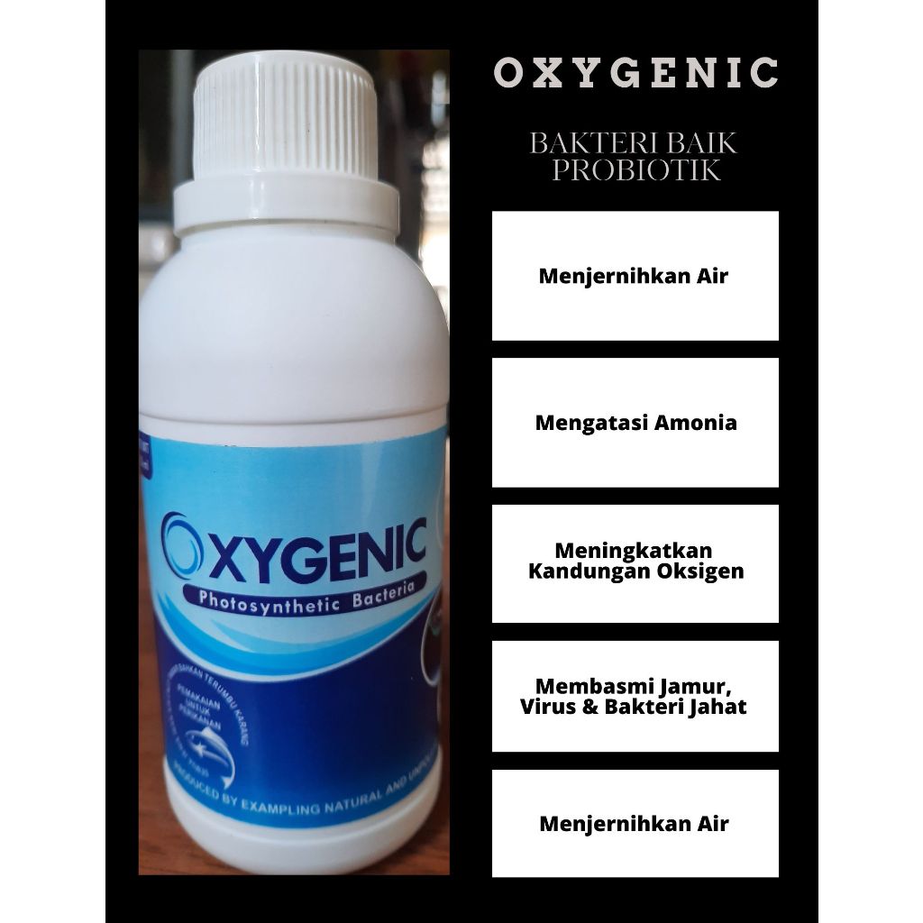 Jual OXYGENIC - PROBIOTIK - Bactery Starter Untuk Aquarium Kolam Ikan ...