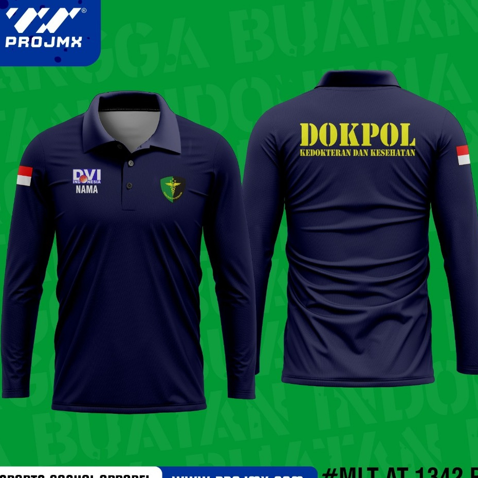 Jual PROJMX - KAOS JERSEY DOKPOL CUSTOMAN | Shopee Indonesia