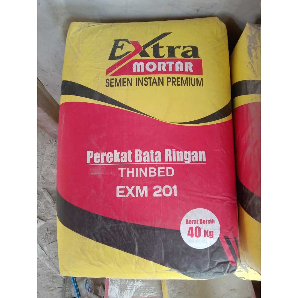 Jual Semen perekat bata ringan EXTRA MORTAR Thinbed | Shopee Indonesia