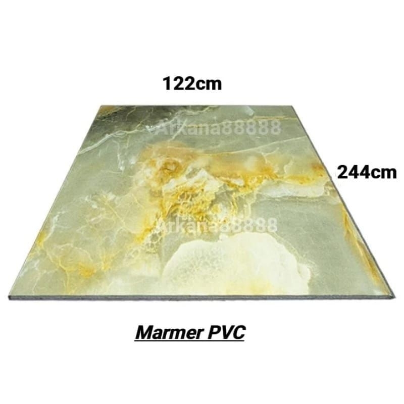 Jual marmer panel PVC tebal 4MM isi 1lembar | Shopee Indonesia