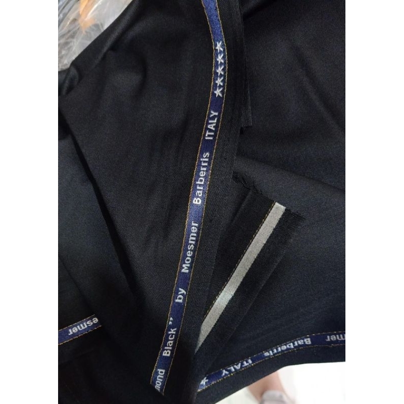 Jual Bahan Kain Pure Wool Asli Hitam Tuxedo Jas dan Celana Holland ...