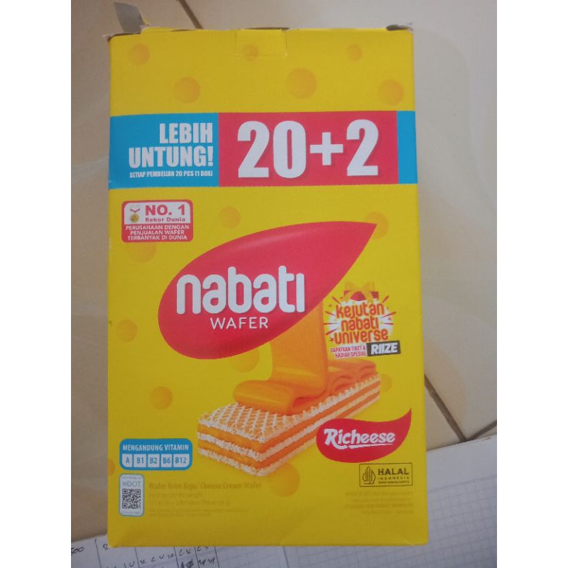 Jual NABATI WAFER 6 Gr ada bonus | Shopee Indonesia