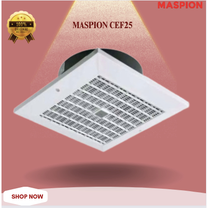 Jual MASPION EXHAUST FAN CEF 25 CEILING EXHAUST/CEF25/CEF-25/CEF 25 ...