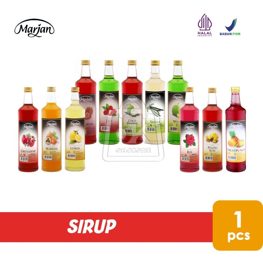Jual Minuman Sirup Marjan Berbagai Rasa 470 ml | Shopee Indonesia
