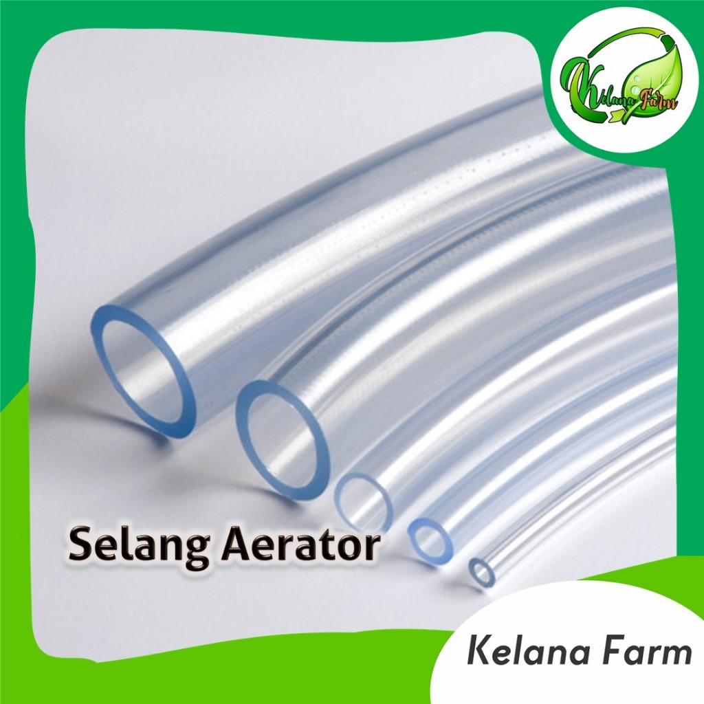 Jual Selang Aerator Aquarium 3/16" 1/4" 5/16" 3/8" Selang Elastis Per ...