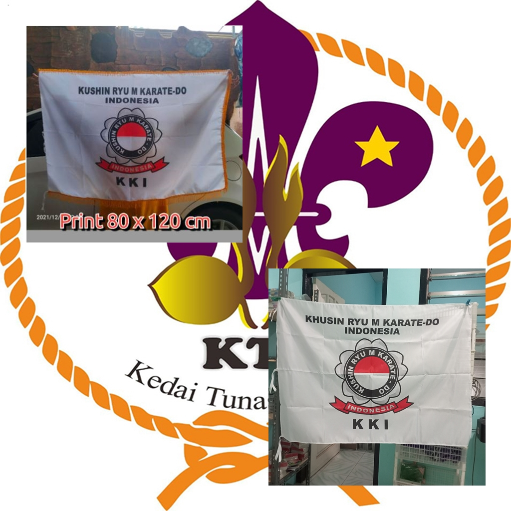 Jual Bendera KKI Kushin Ryu M Karate Do Indonesia | Shopee Indonesia