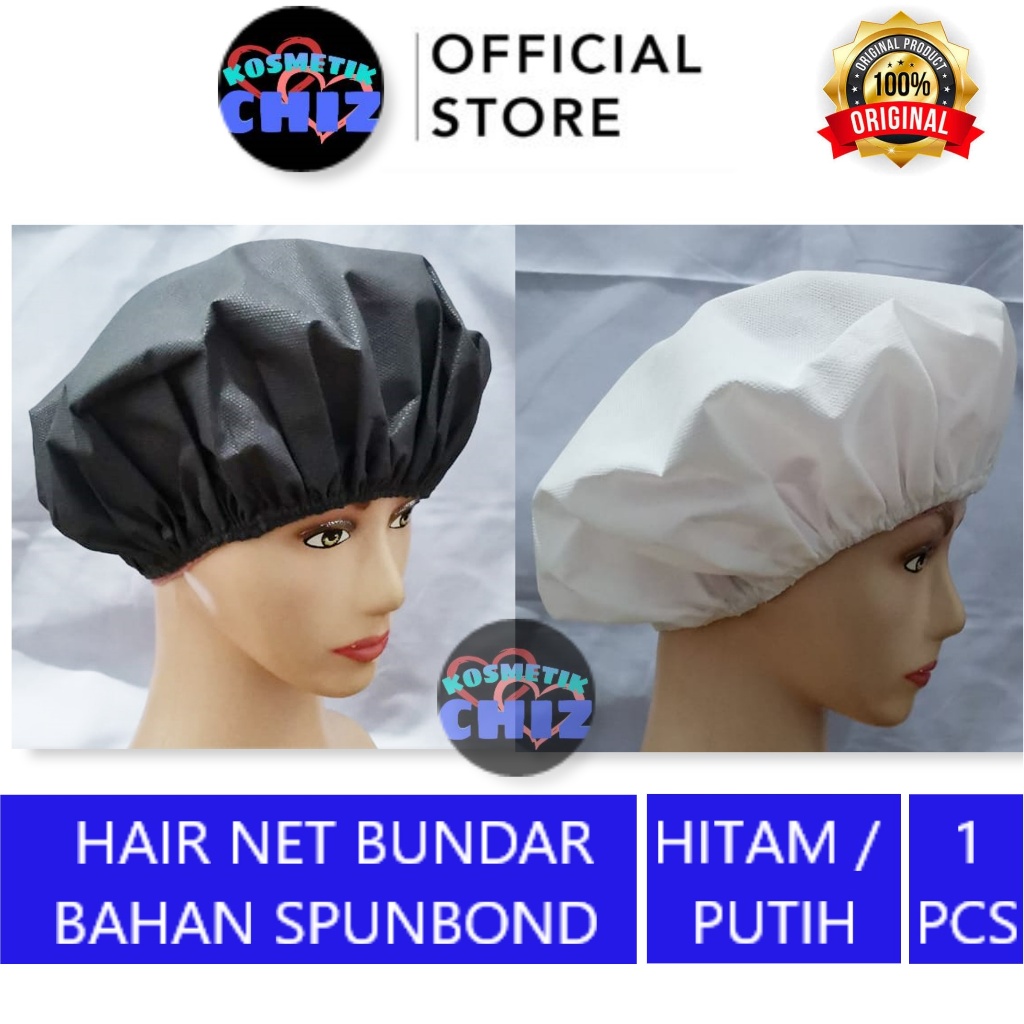 Jual HAIR NET BUNDAR PER 1 PCS - BAHAN SPUNBOND DEWASA PENUTUP KEPALA ...