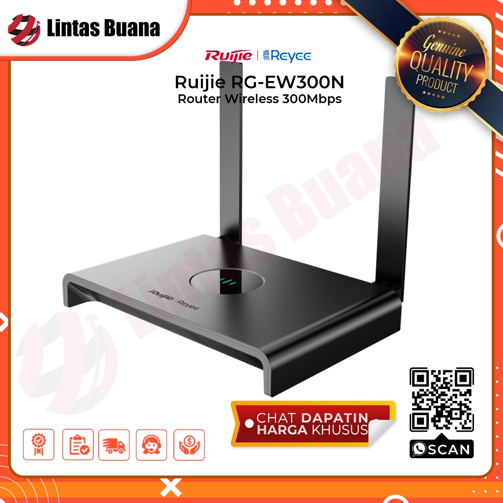 Jual Ruijie RG-EW300N Router Wireless 300Mbps | Shopee Indonesia