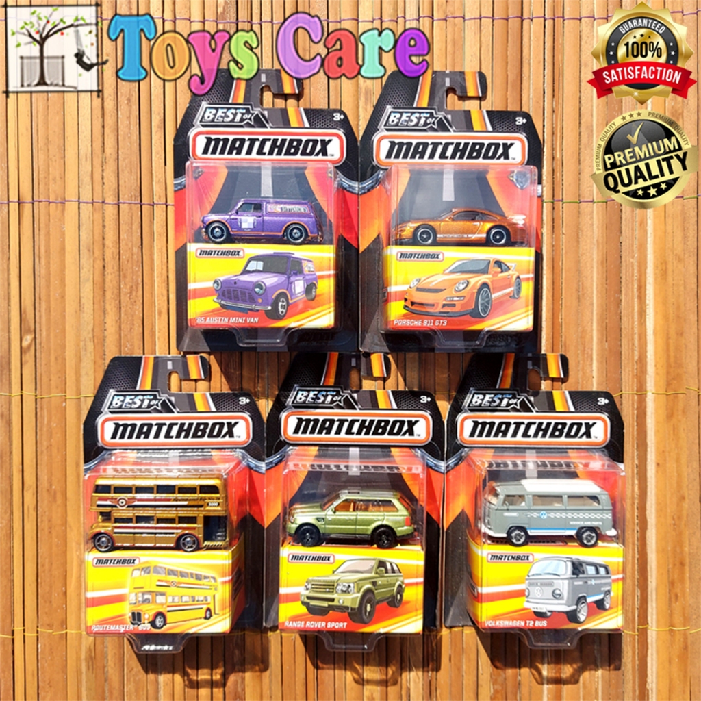Jual BEST of MATCHBOX VW VOLKSWAGEN T2 BUS RANGE ROVER SPORT PORSCHE ...