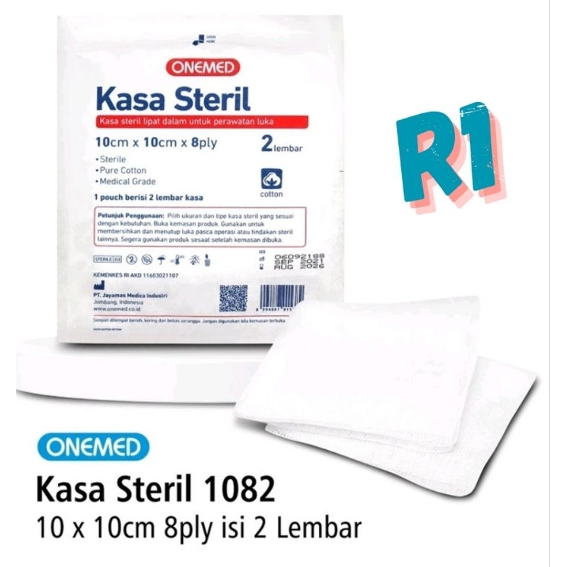 Jual Kasa steril kassa Onemed 10x10cm Onemed 8ply isi 2 lembar | Shopee ...
