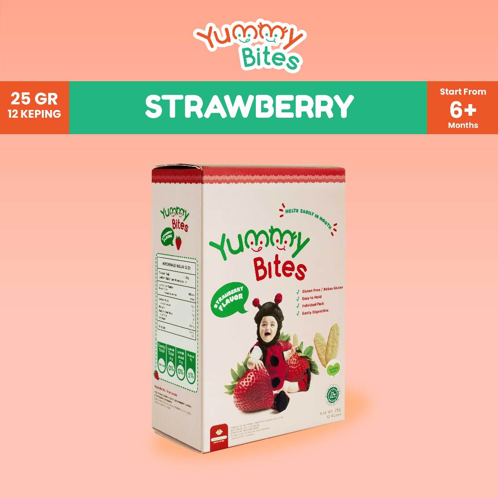 Jual [NIKITA WILLY EXCLUSIVE] Yummy Bites Rice Crackers 25 GR Snack ...