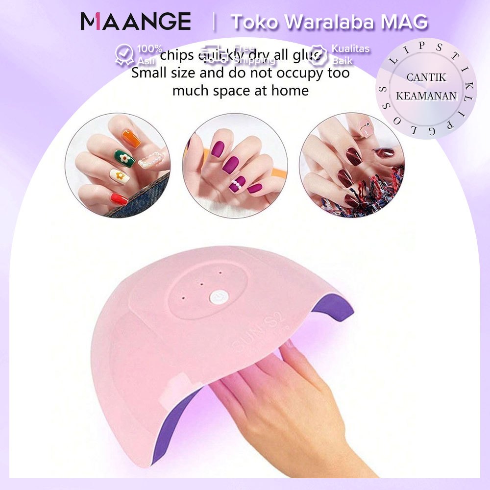 Jual MAANGE Lampu Manikur Baru 12 Lampu Led Manik-Manik Lampu Kue Kuku UV Pengering Waktu Lampu ...