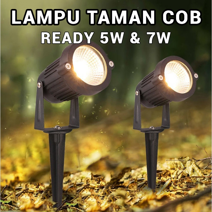 Jual Lampu Taman Sorot Led 5w 7w watt COB Tancap Sorot Lukisan Dekorasi Taman 5 w | Shopee Indonesia