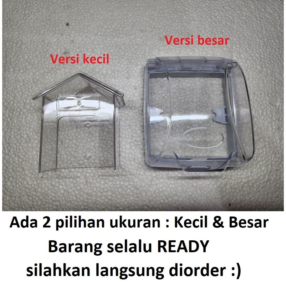 Jual Rain cover ada 2 pilihan ukuran rumah pelindung tutup kotak bel ...