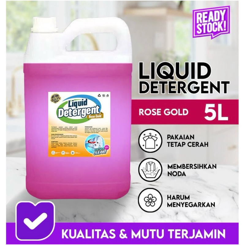 Jual PROKLEEN / PREMIUM Liquid Detergent 5Liter KONSENTRAT - Detergen Cair 5 Liter | Shopee ...