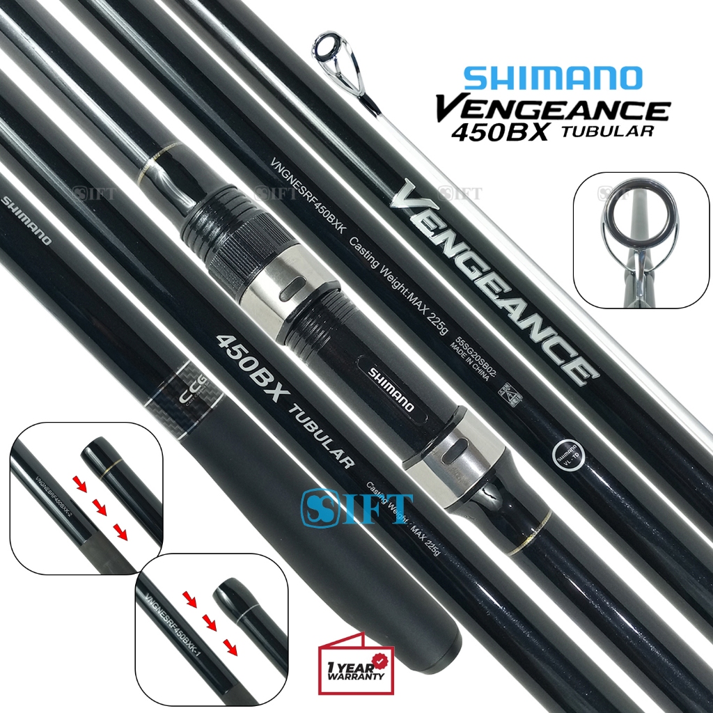 Jual Joran SHIMANO VENGEANCE BX TUBULAR | Sambung 3 | Surf Rock Pasiran Laut | 425 450 | Resmi ...