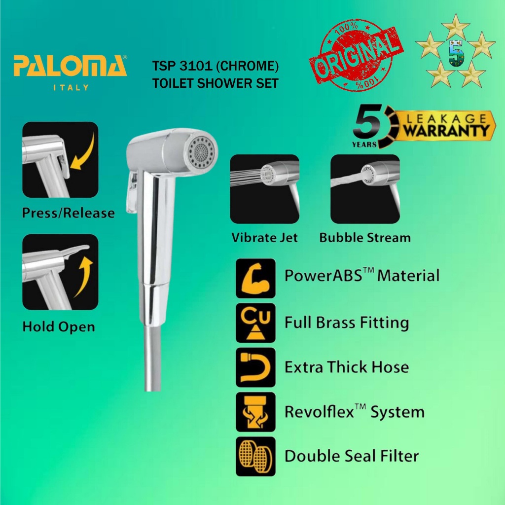 Jual PALOMA TSP 3101 & TSP 3103 - Jet Shower Toilet - 2 Mode Spray ...