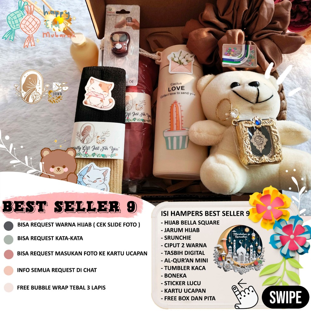 Jual kado ulang tahun cewek / hampers ulang tahun cewek / kado wisuda ...