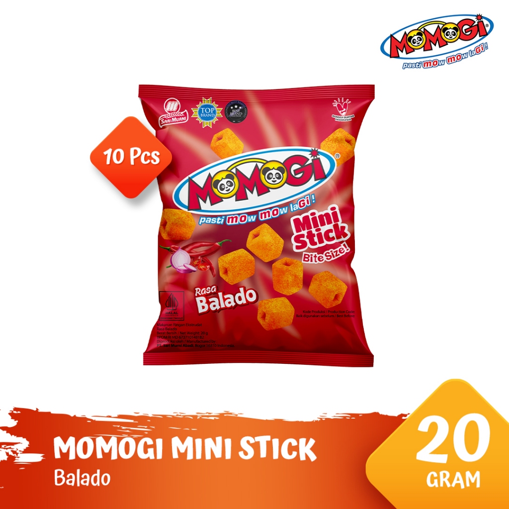 Jual Momogi Mini Stick Balado - 20gr / 70gr | Shopee Indonesia