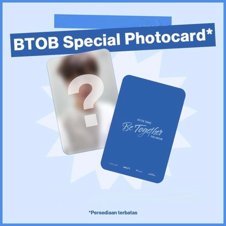Jual BTOB TIME: Be Together The Movie x CGV Official Photocard | Shopee Indonesia