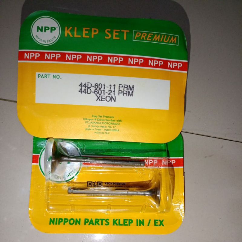 Jual KLEP SET XEON ORIGINAL NPP | Shopee Indonesia