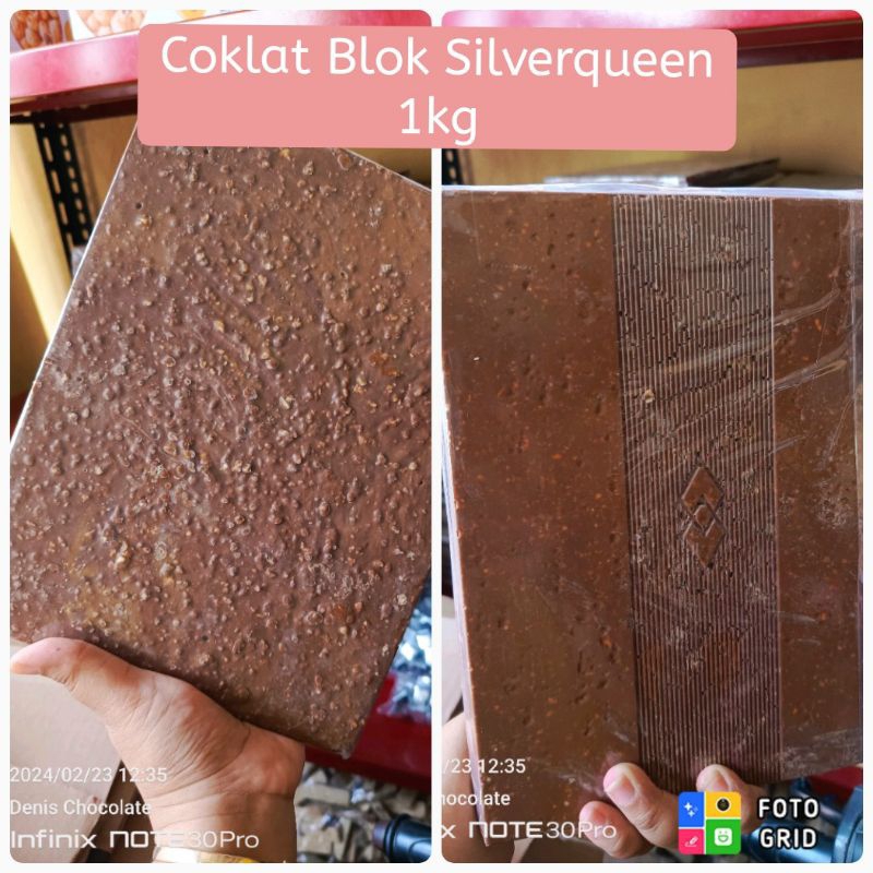 Jual Coklat Block 1Kg Silverqueen Chocbar | Shopee Indonesia