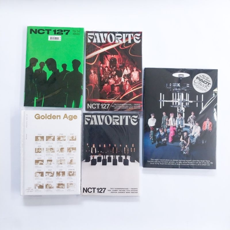 Jual Album Only NCT 127 Favorite Sticky Golden Age Fact Check | Shopee ...