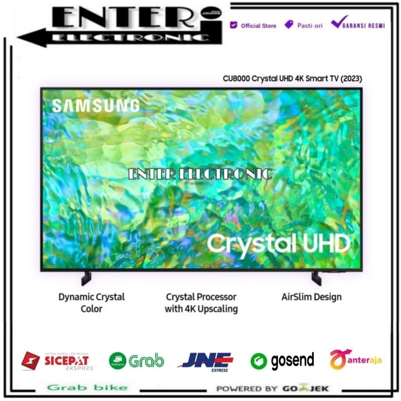 Jual SAMSUNG UA43CU8000 - LED SMART TV LED 43 INCH CRYSTAL UHD 4K 43CU8000 UA43CU8000KXXD ...