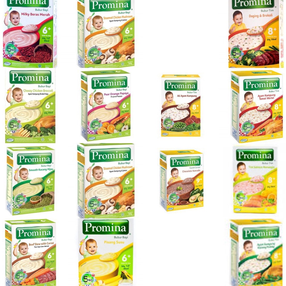 Jual ENM223 MPD Promina Bubur Bayi 12gr MPASI BAYI Promina Bubur TIM ...