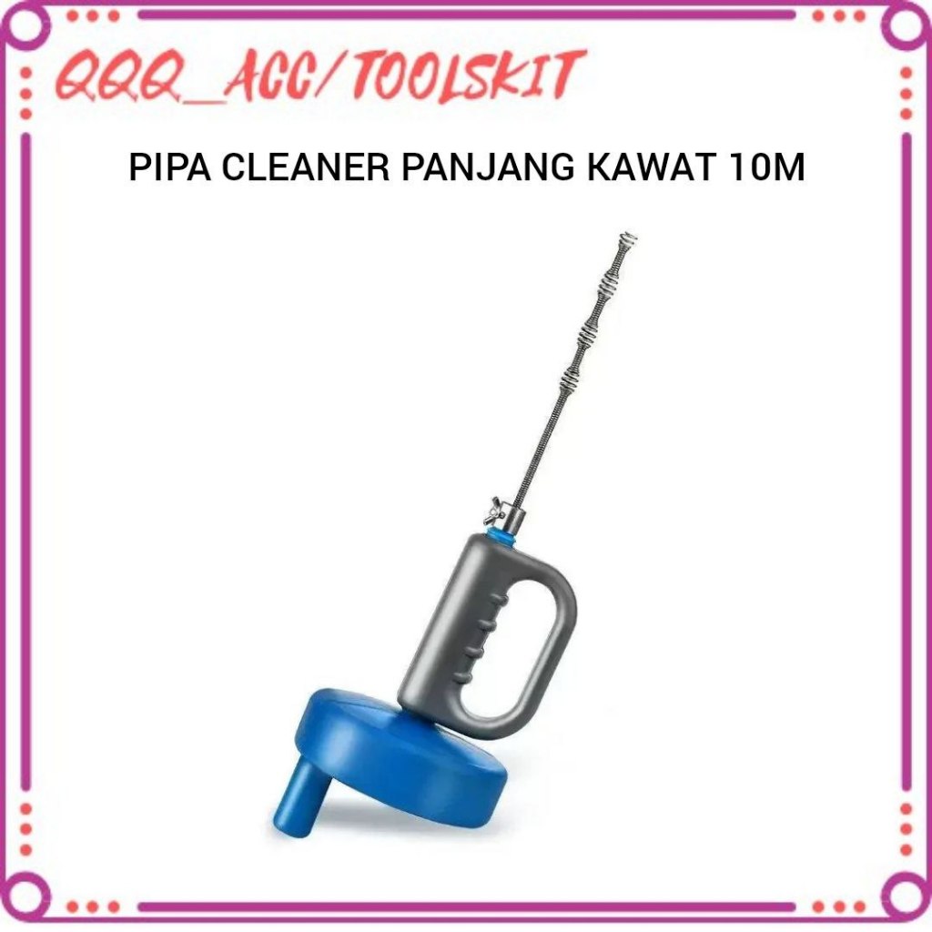 Jual Pipe Cleaner alat pembersih saluran pipa mampet 10 meter WOIRX TOOLS | Shopee Indonesia