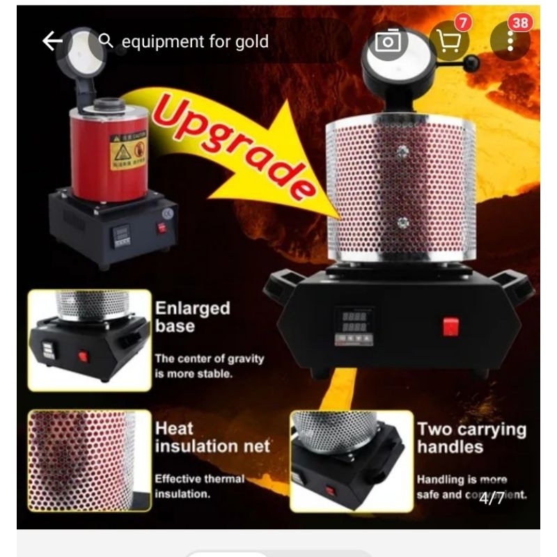 Jual Alat / Mesin Lebur Listrik Emas,Tembaga,Perak,Timah / Melting ...