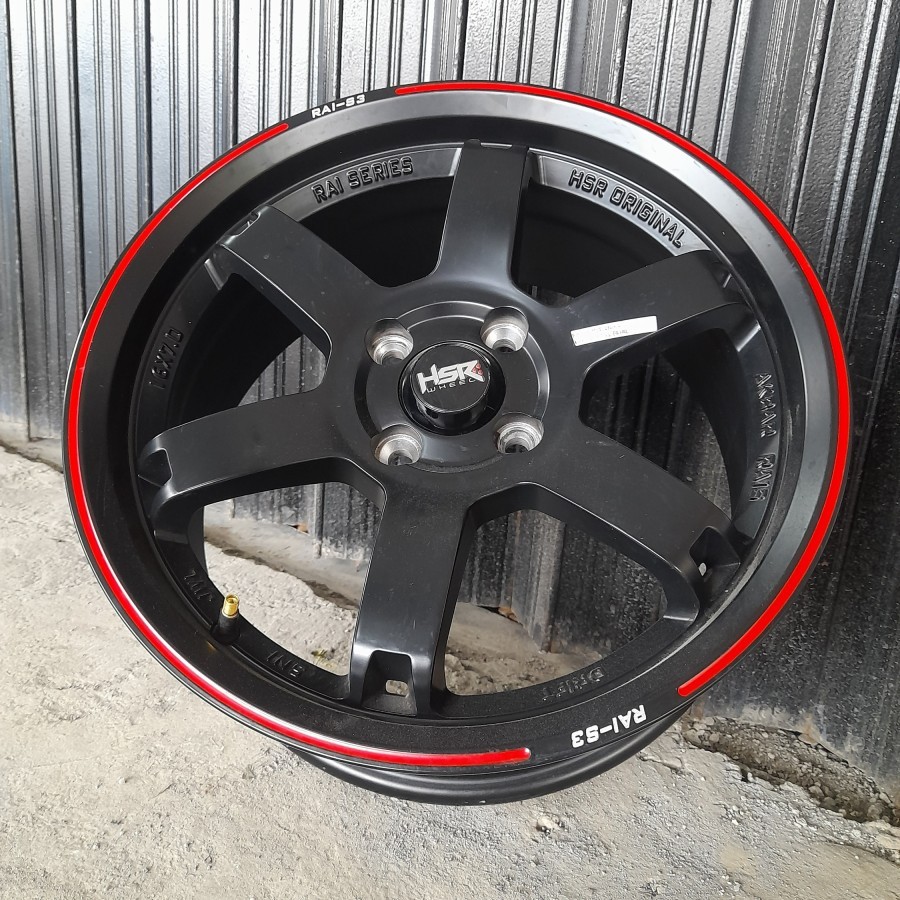Jual Velg Mobil Racing R16 RAI-S3 HSR Lebar 7 Inch PCD 4x100 Buat Jazz ...