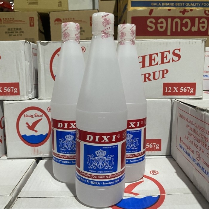 Jual Cuka Dixi 650ml 1 DUS isi 12 botol [KARGO] | Shopee Indonesia
