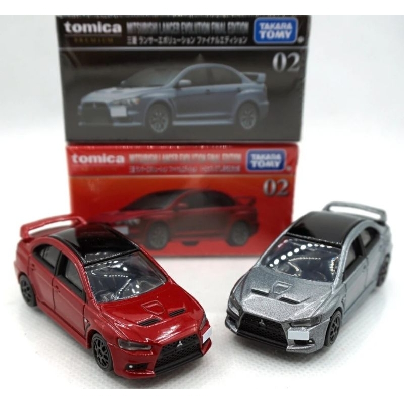 Jual Tomica Premium 02 Mitsubishi Lancer Evolution Final Edition TAKARA ...