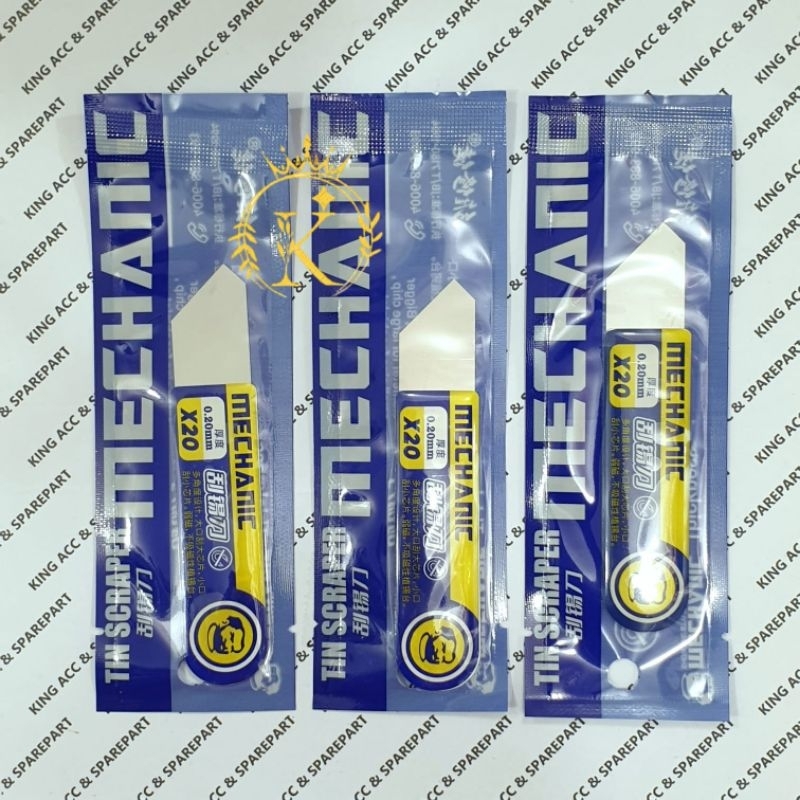 Jual OPENING TOOLS / PENGIKIS TIMAH / TIN SCRAPER MECHANIC X20 | Shopee ...