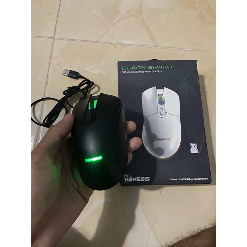 Jual Mouse Gaming NYK Nemesis Black Shark | Shopee Indonesia