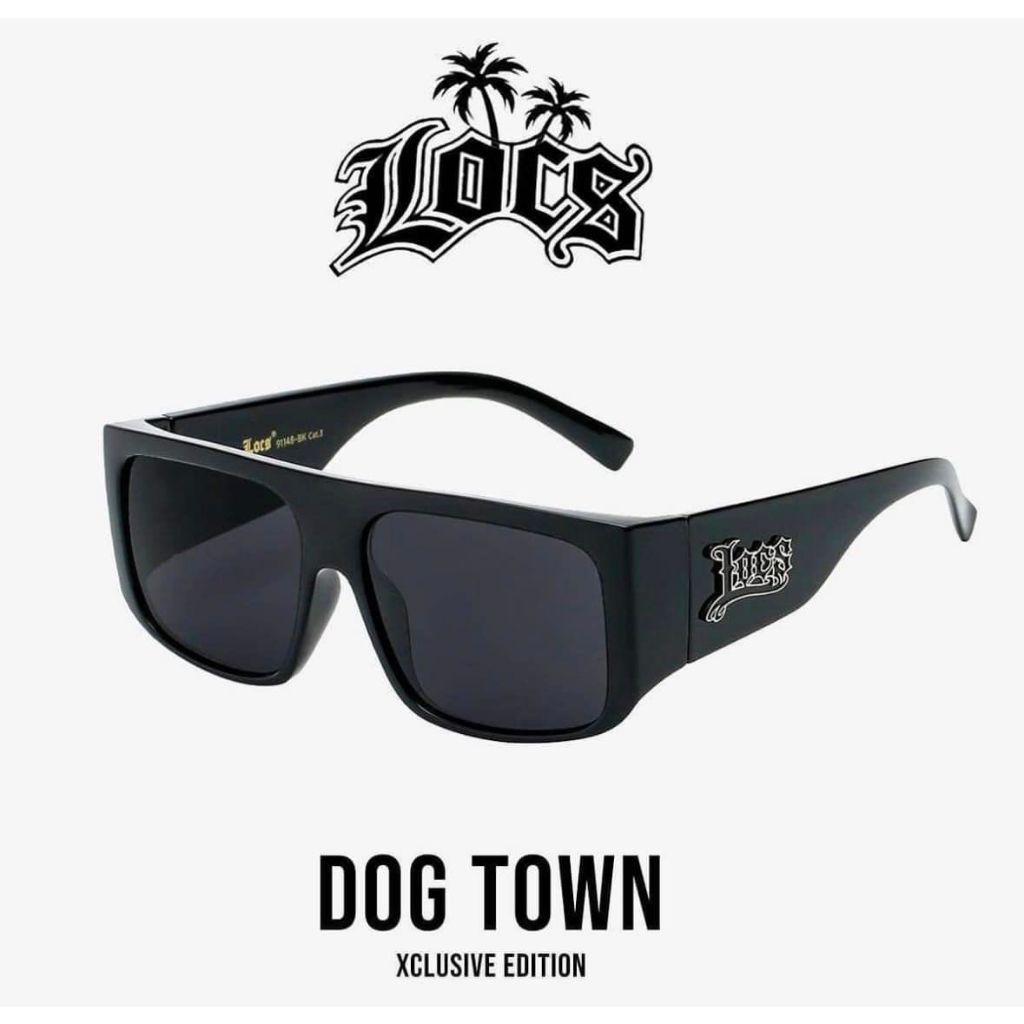 Jual Locs Sunglasses 91148 Locs Black Lowrider Harley Chicano Cholo ...