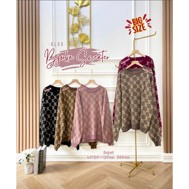 Jual Biorka Switer Rajut Jumbo by Omah Muslim | Shopee Indonesia