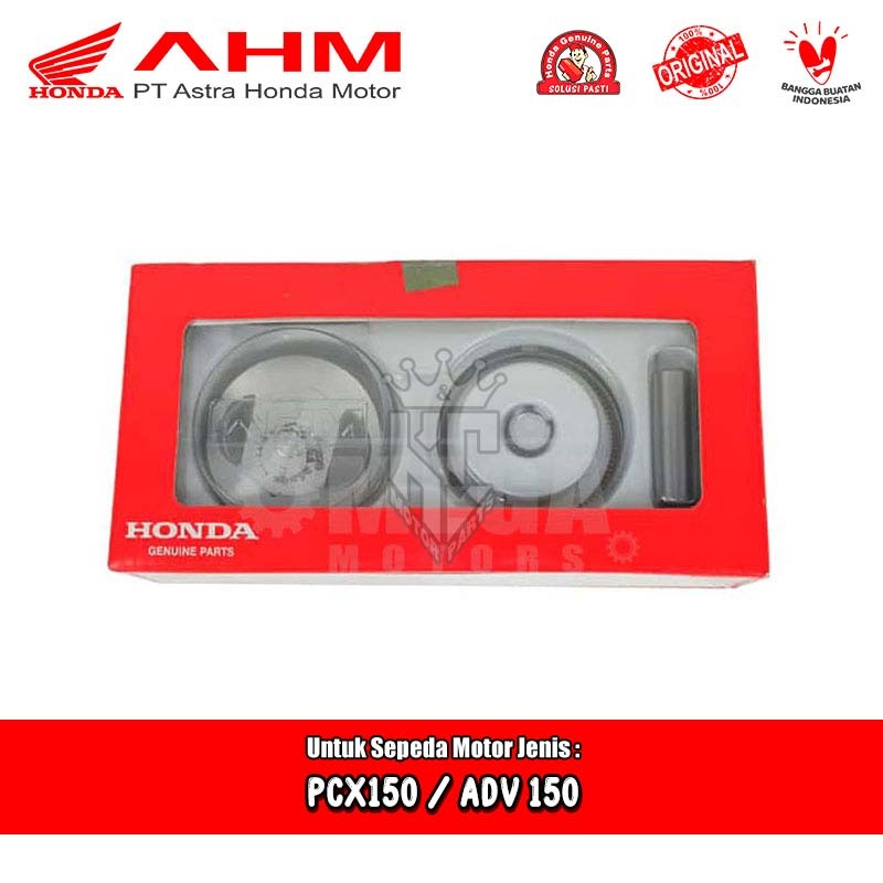 Jual Piston Ring Seher Kit Set Komplit K97 Honda PCX ADV 150 Os STD 25 50 Original AHM | Shopee ...