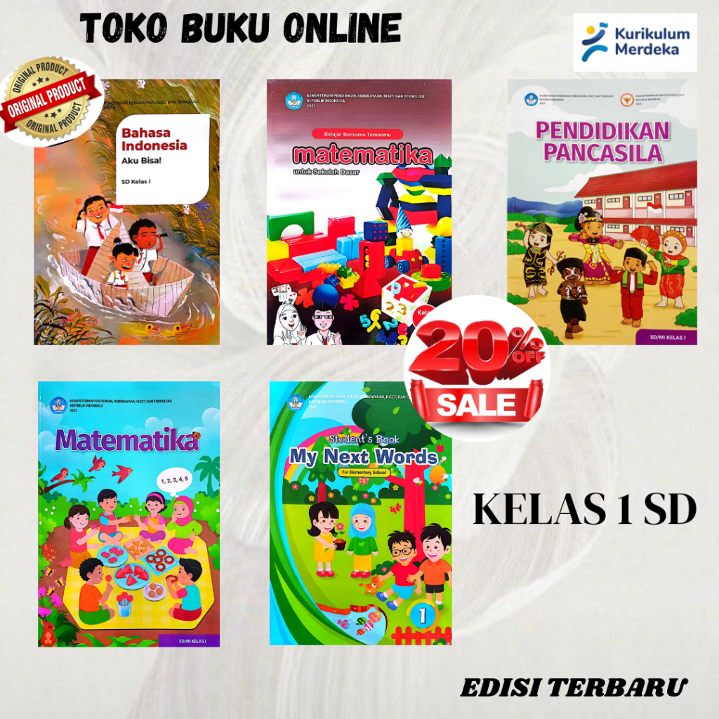 Jual BUKU SISWA KURIKULUM MERDEKA KELAS 1 SD | Shopee Indonesia