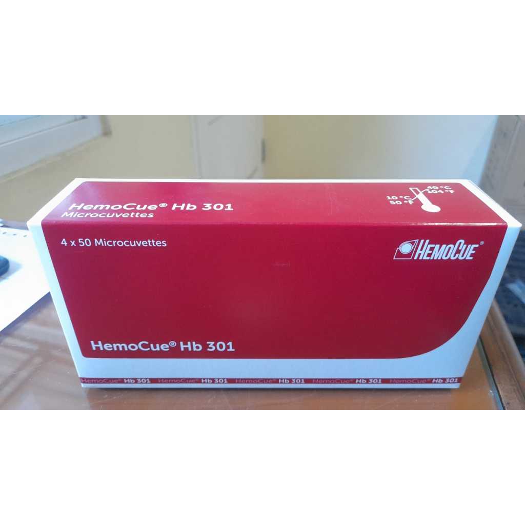 Jual Strip Hemoglobin HEMOCUE HB 301 4x50 Microcuvettes // cuvettes ...