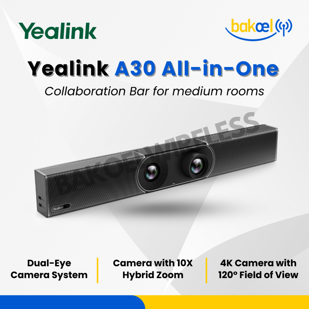 Jual Yealink A30 All-in-One Collaboration Bar for Medium Room Meeting ...