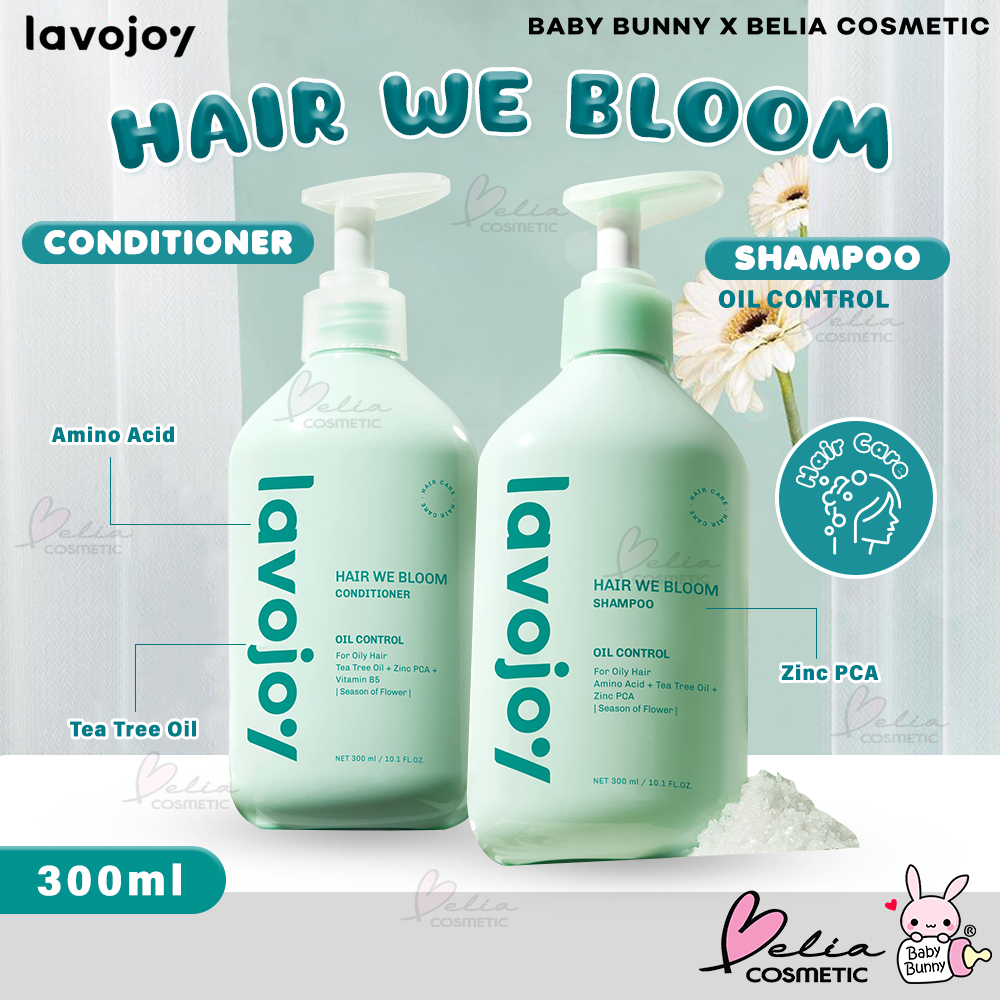 Jual BELIA LAVOJOY Hair We Bloom Series | Shampoo 300 ml | Conditioner 300 ml | Oil Control For ...