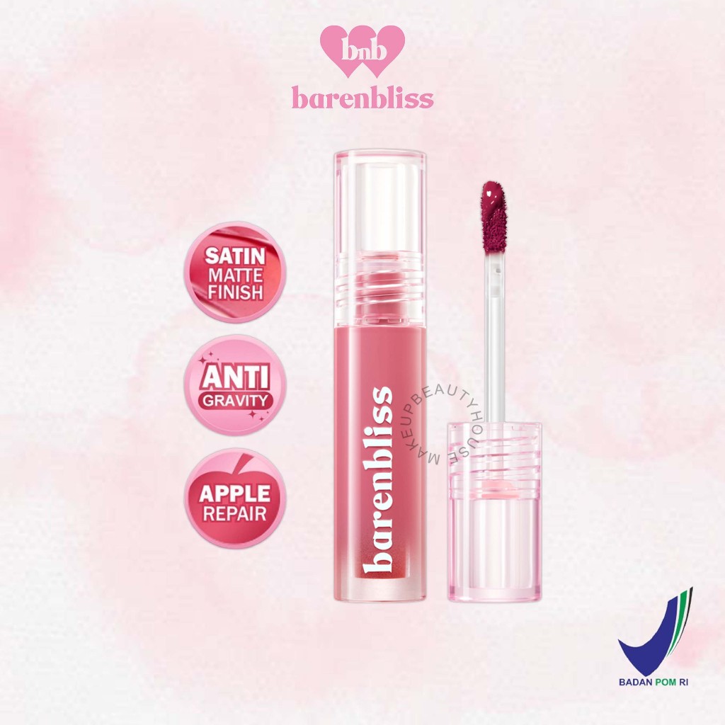 Jual BNB BARENBLISS Apple Makes Adorable Mousse Tint Lipstick | Shopee ...