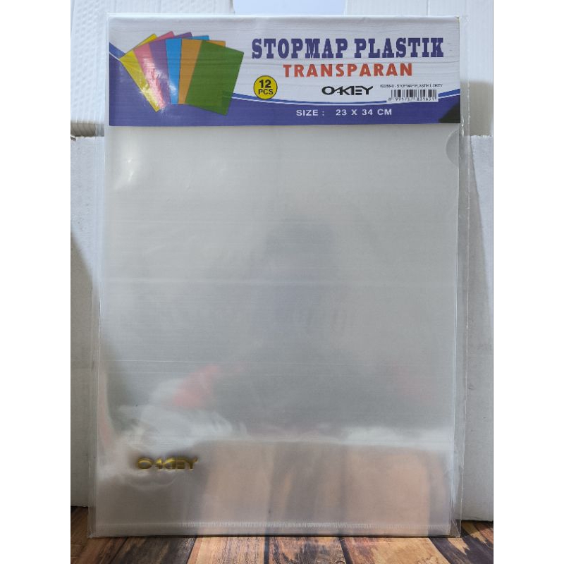 Jual Stop Map Plastik Transparan OKEY (23x34cm)12pcs | Shopee Indonesia