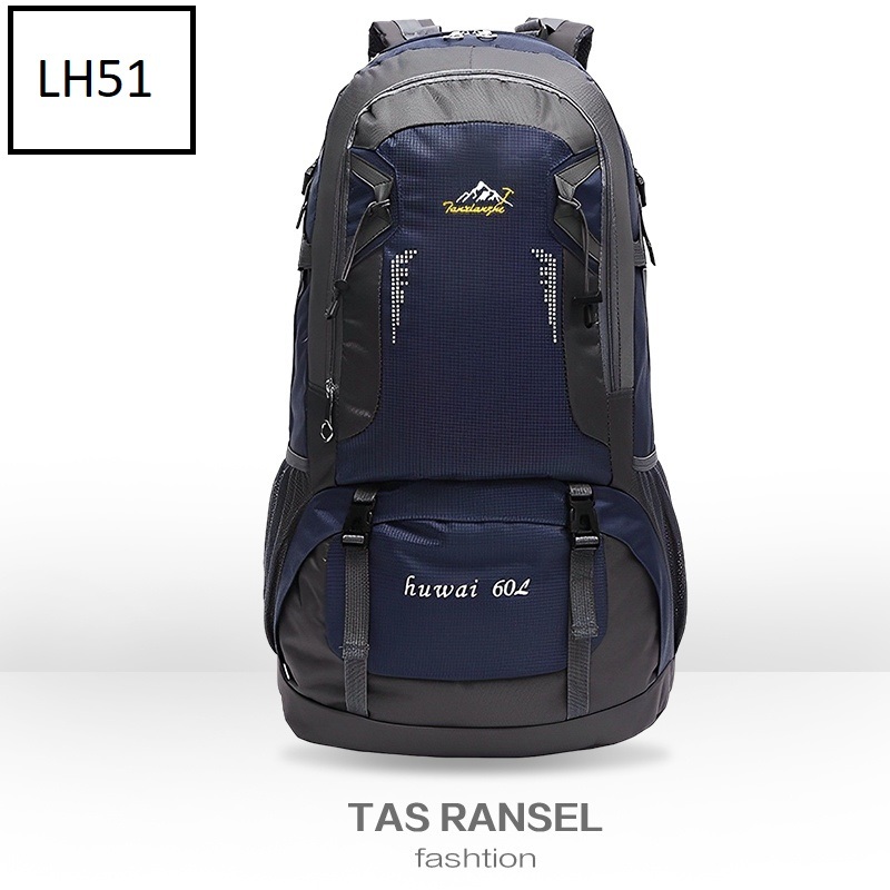 Jual LH51 Tas Ransel Gunung 60L Kapasitas Besar Camping Carrier ...
