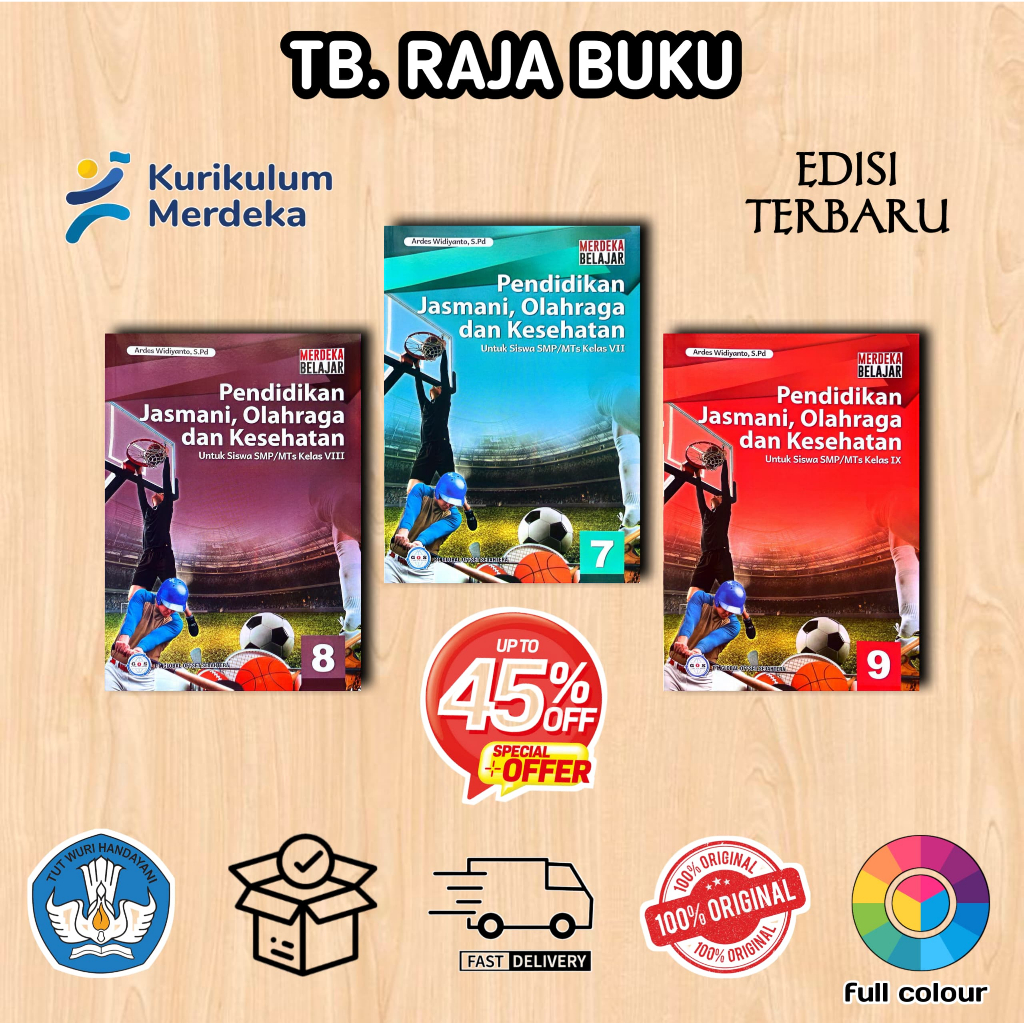 Jual Buku Siswa Pendamping PJOK Kelas 7,8,9 SMP Kurikulum Merdeka - Global Offset Sejahtera ...