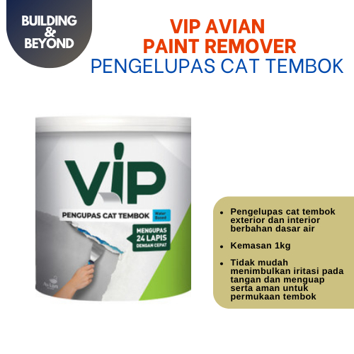 Jual VIP AVIAN PENGELUPAS CAT TEMBOK / PAINT REMOVER 1KG | Shopee Indonesia